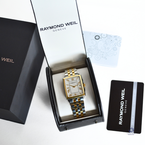 Raymond Weil - Geneve - Toccata - Gents Two Tone Rectangular Case - Mo ... Raymond Weil - Geneve - Toccata - Gents Two Tone Rectangular Case - Mo ...