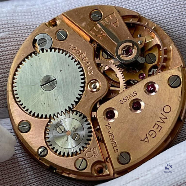 1951 Omega Calibre 265 Dial & Movement with a CK 2605 Dial- Omega Arch ...