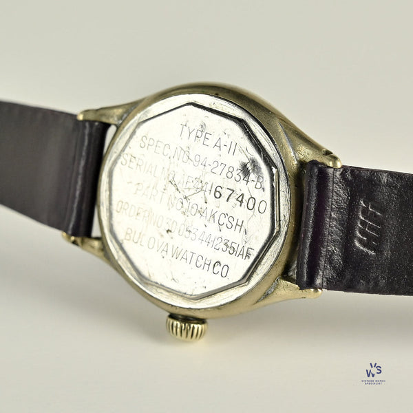 Bulova - A11 - American Issued WW2 Military Watch - Hacking Seconds ...