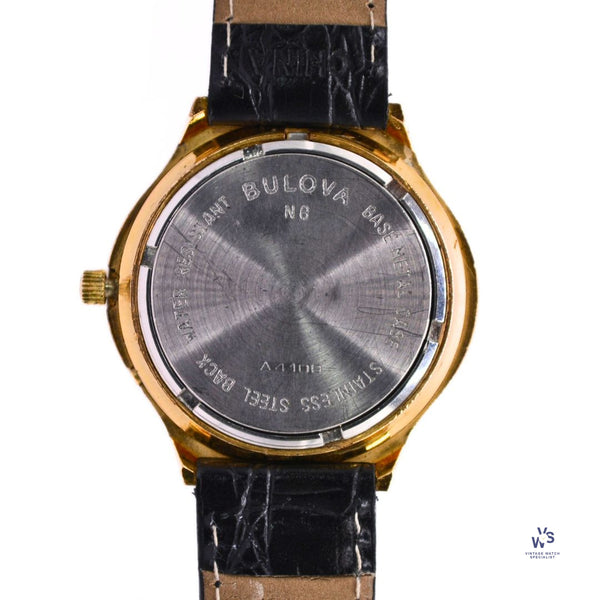 Bulova - Day/Date - Gold Plated Quartz - c.1978 – Vintage Watch Specialist