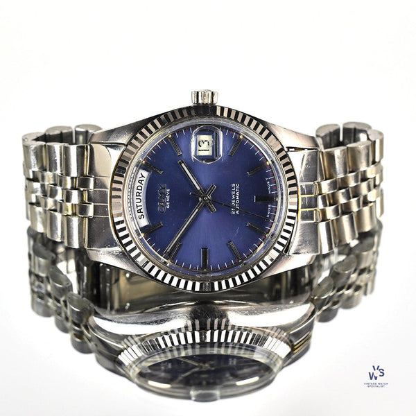 Camy Geneve - Day Date - Automatic - c.1965 – Vintage Watch Specialist
