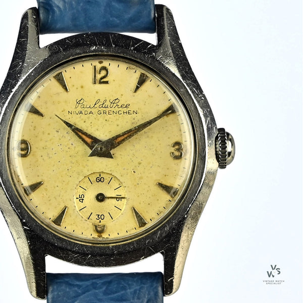 Croton - Paul du Pree Nivada Grenchen - c.1955 – Vintage Watch Specialist