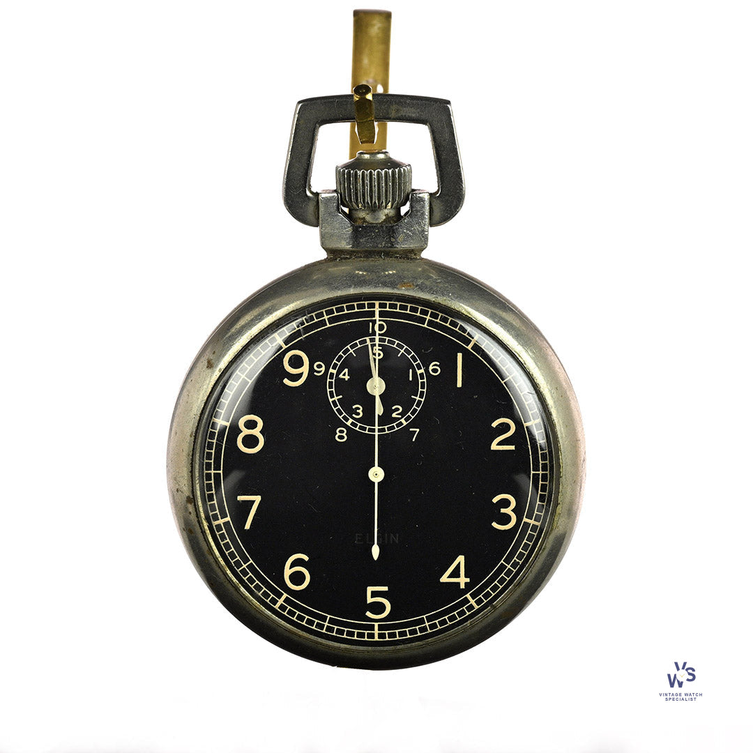 Elgin WWII Bombardier Stopwatch - c.1940s – Vintage Watch Specialist