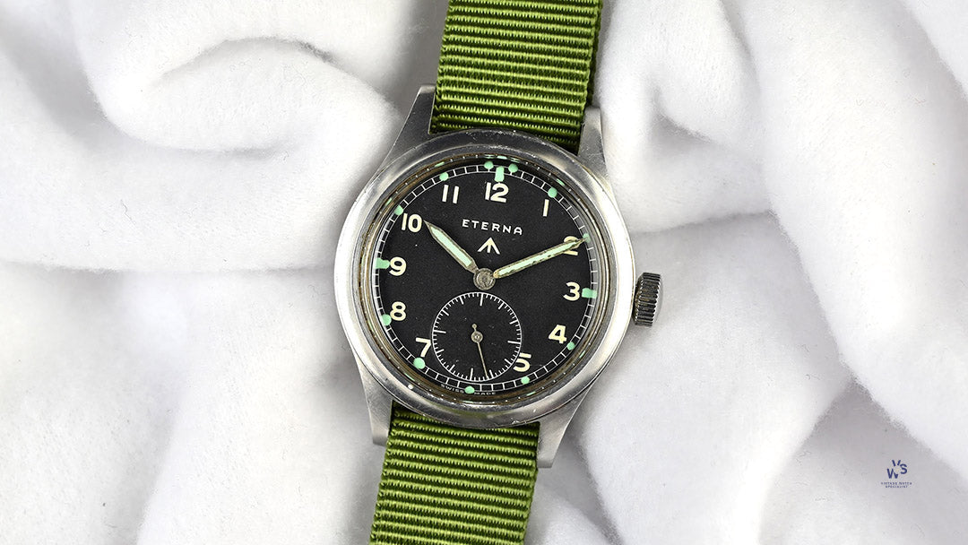 Eterna Dirty Dozen - WW2 Military Soldiers Watch - c.1944 – Vintage ...