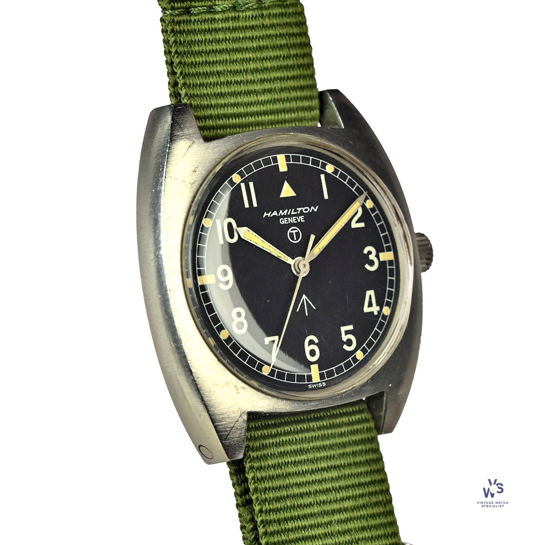Hamilton Geneve 6BB Military Pilots Watch - 1974 – Vintage Watch Specialist