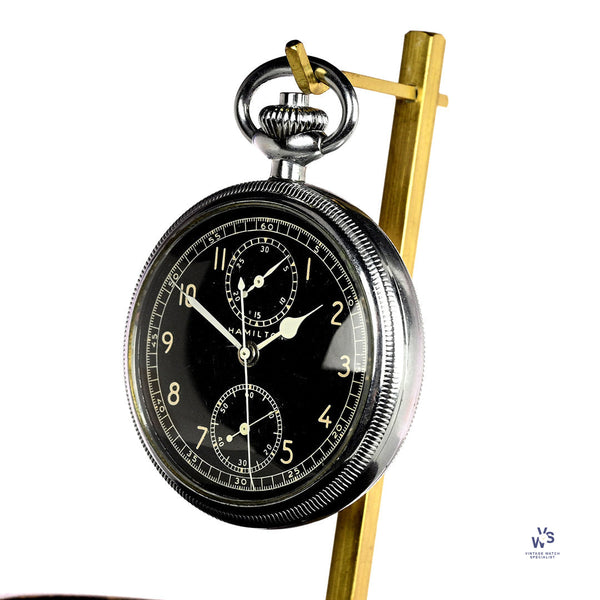 Hamilton Model 23 Pocket Watch - Two Reg Chronograph - c.1940s ...