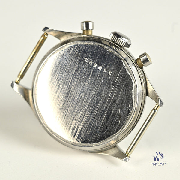 LeCoultre Three Register Chronograph - Valjoux 72 - Black Gloss Dial ...