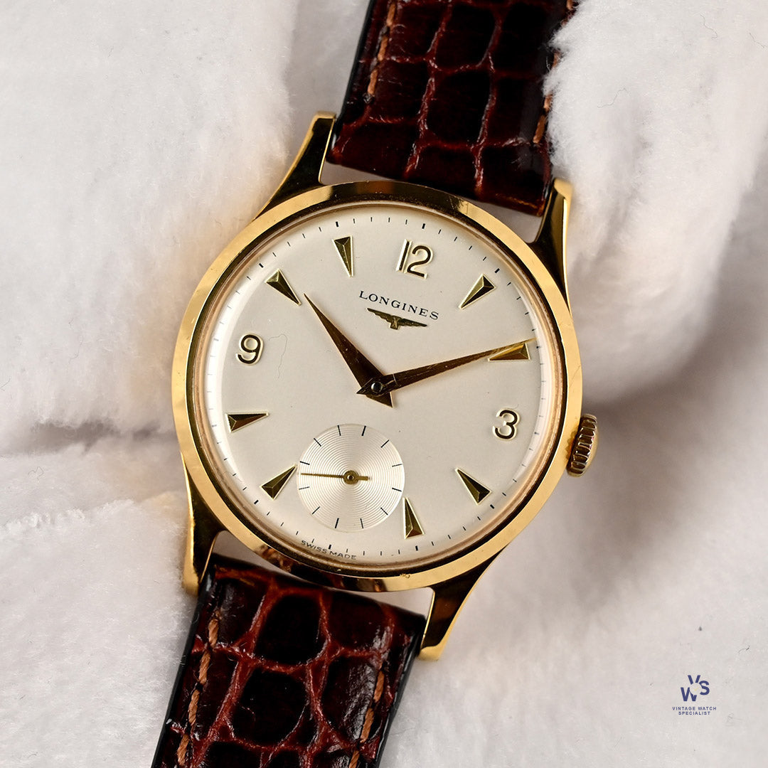 Longines - Calatrava - 9K Gold - Dress Watch - Manual Wind Calibre 30L ...