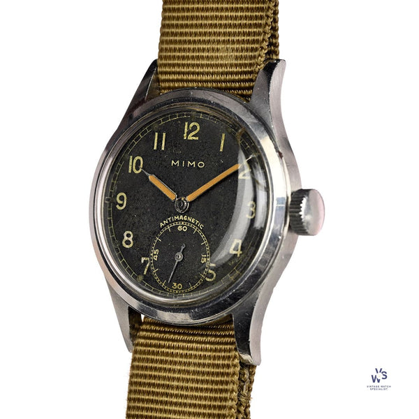 Mimo Antimagnetic German Military "DH" Watch - c.1944 – Vintage Watch ...