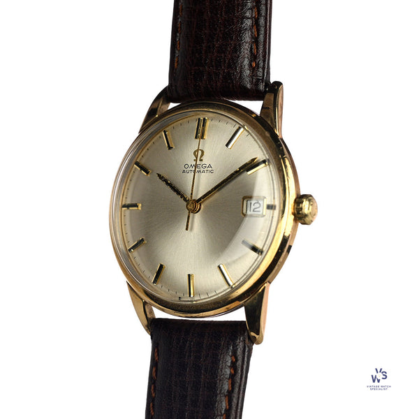 Omega Automatic Date - 9k Gold - Model Ref: 161.25418 - Original Box ...