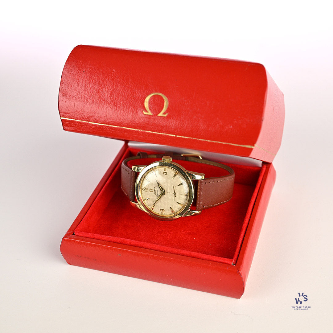 Omega Automatic Seamaster - Waffle Dial - Model 2576 - c.1952 with Box ...