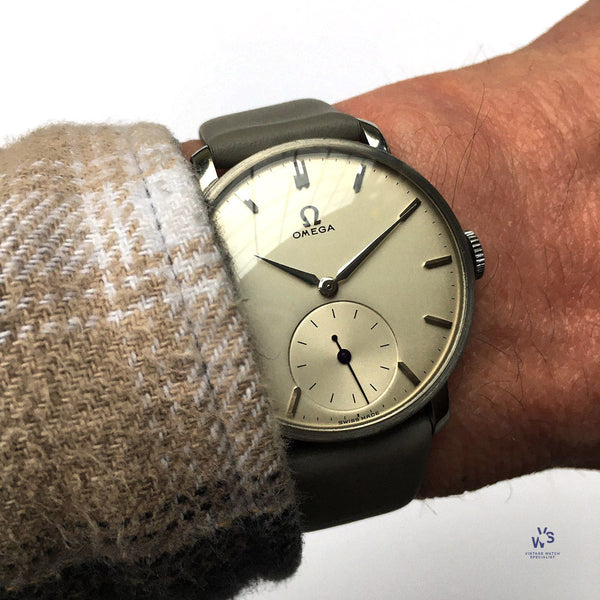 Omega 'Big Eye' - c.1939 - Steel Dress Watch with Calibre 30T2 Movemen ...