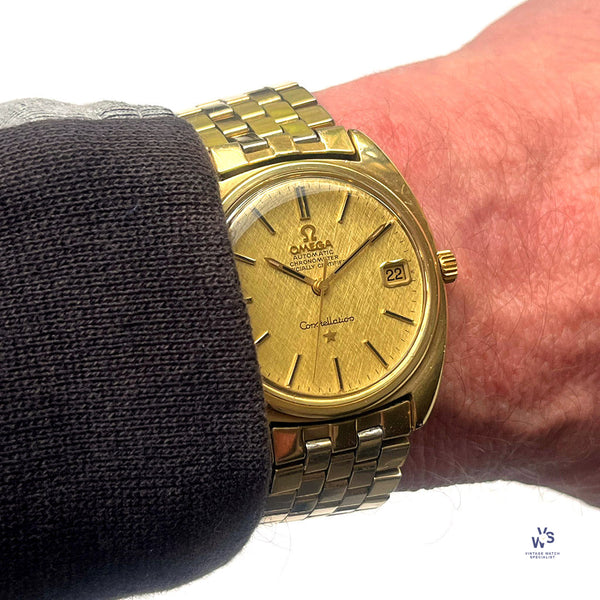 Omega Constellation - Gold Plated - 168.017 - 1974 with Box and Papers ...
