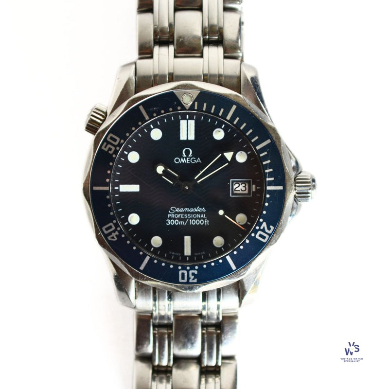 Omega - Seamaster 300 Professional - Quartz - Mid Size - Blue Wave Dia ...