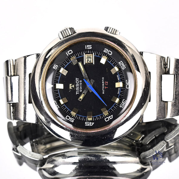 Tissot T12 Automatic Dive Watch - Internal Rotating Bezel - Super Comp ...