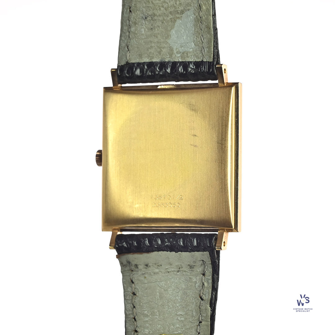 Universal Geneve Automatic - Square Cased 18K Gold Dress Watch - c.195 ...