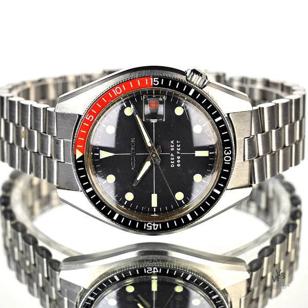 Very Rare Bulova Accutron Deep Sea "Devil Diver" 666ft - c.1960s ...