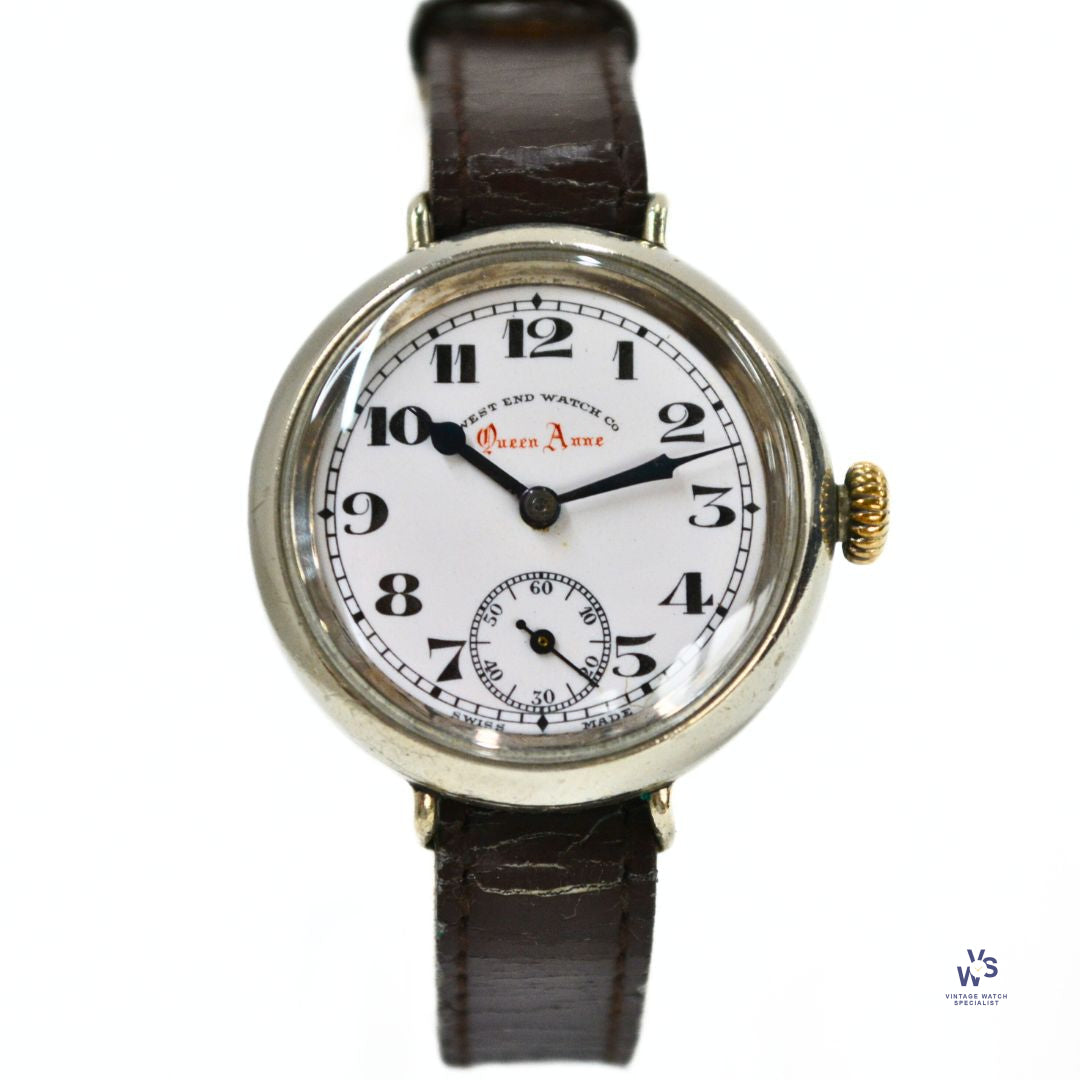 West End Watch Co. - Queen Anne - Sub-Seconds - Trench Style Wristwatc ...