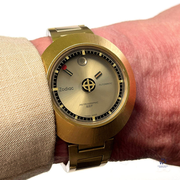Zodiac - Astrographic SST Mystery Dial - Automatic - Gold Plated - Ori ...
