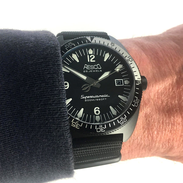 Resco Instruments - PVD Hooper - Reference RDMH14 - Matte Black Dial w ...