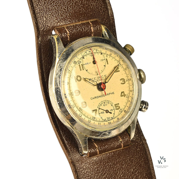 Pierce Two Register Chronographe - Possible Hungarian Military Connect ...